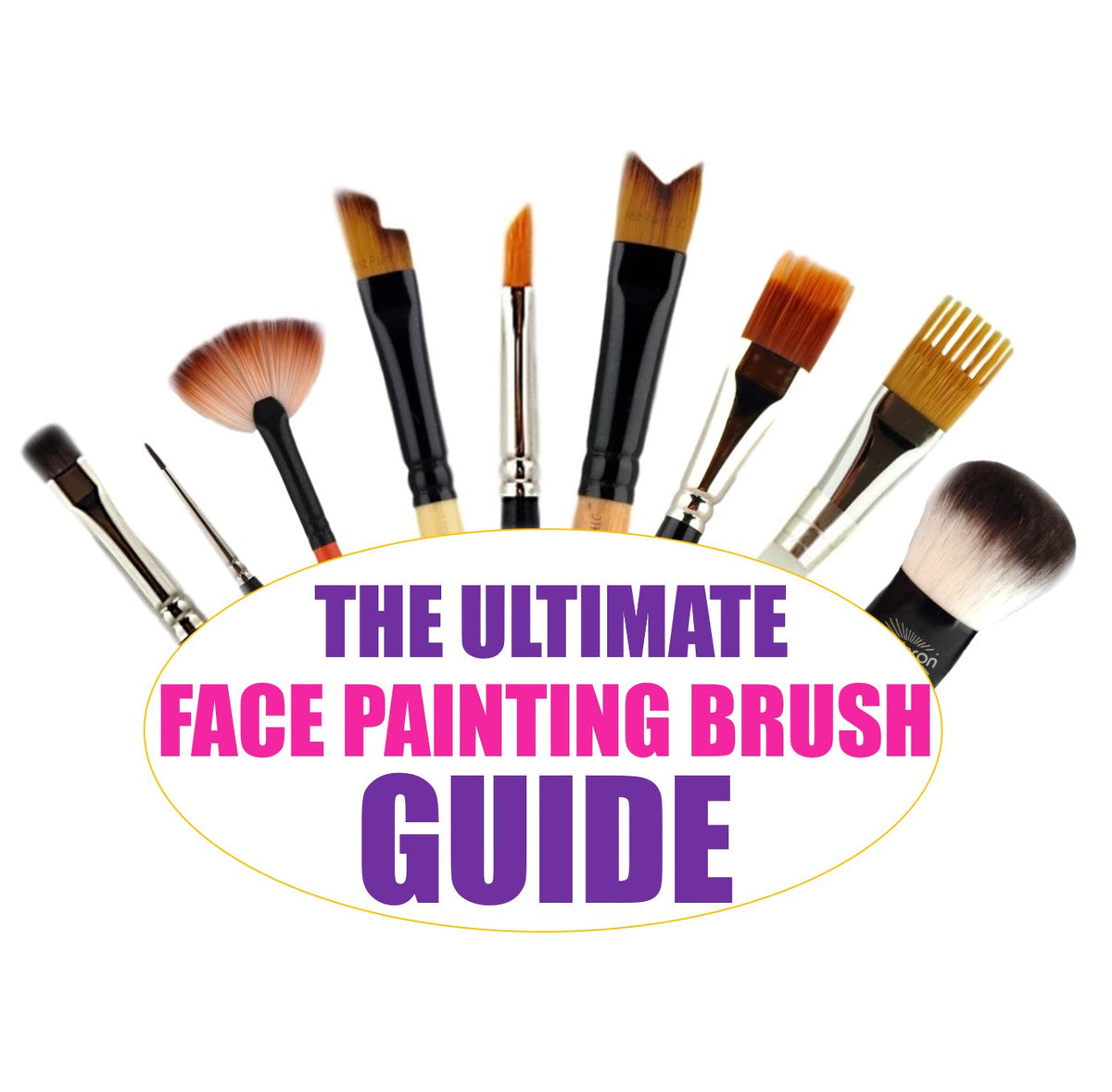 The ULTIMATE Face Painting BRUSH GUIDE — Jest Paint - Face Paint Store