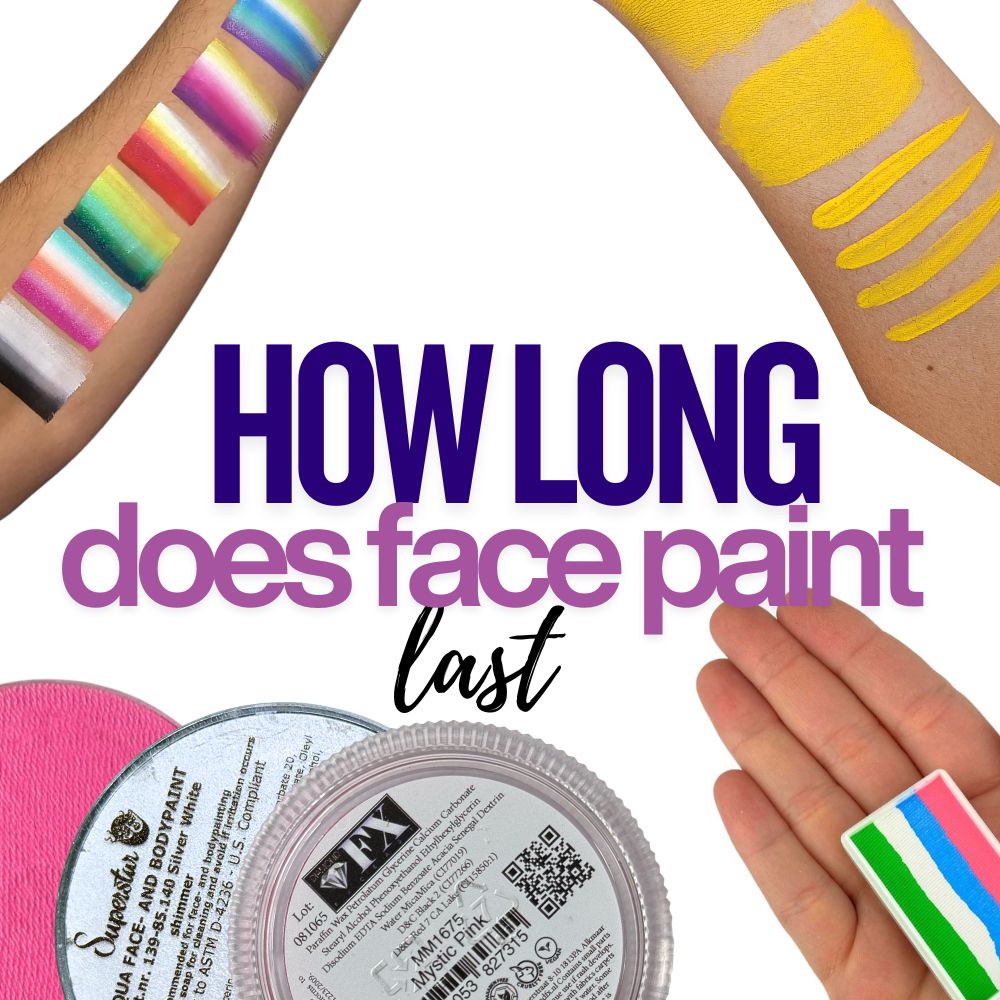 How Long Does Face Paint Last? — Jest Paint - Face Paint Store