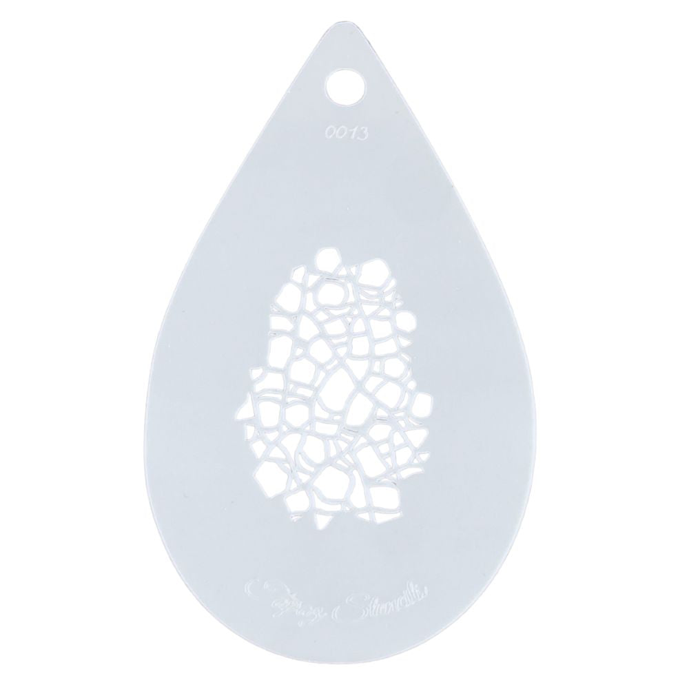 Topaz Stencils | Face Painting Stencil - Rough Scale Texture (0013 ...