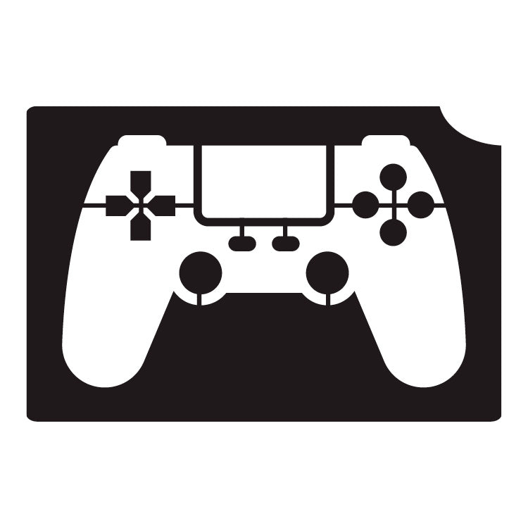 Art Factory | Glitter Tattoo Stencil - (739) Game Controller - 5 Pack ...