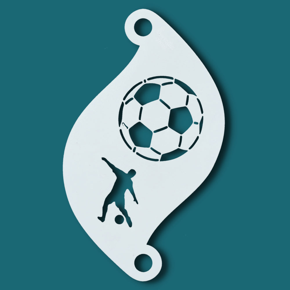 Superstar | Face Painting Stencil - Soccer 77060 — Jest Paint - Face ...