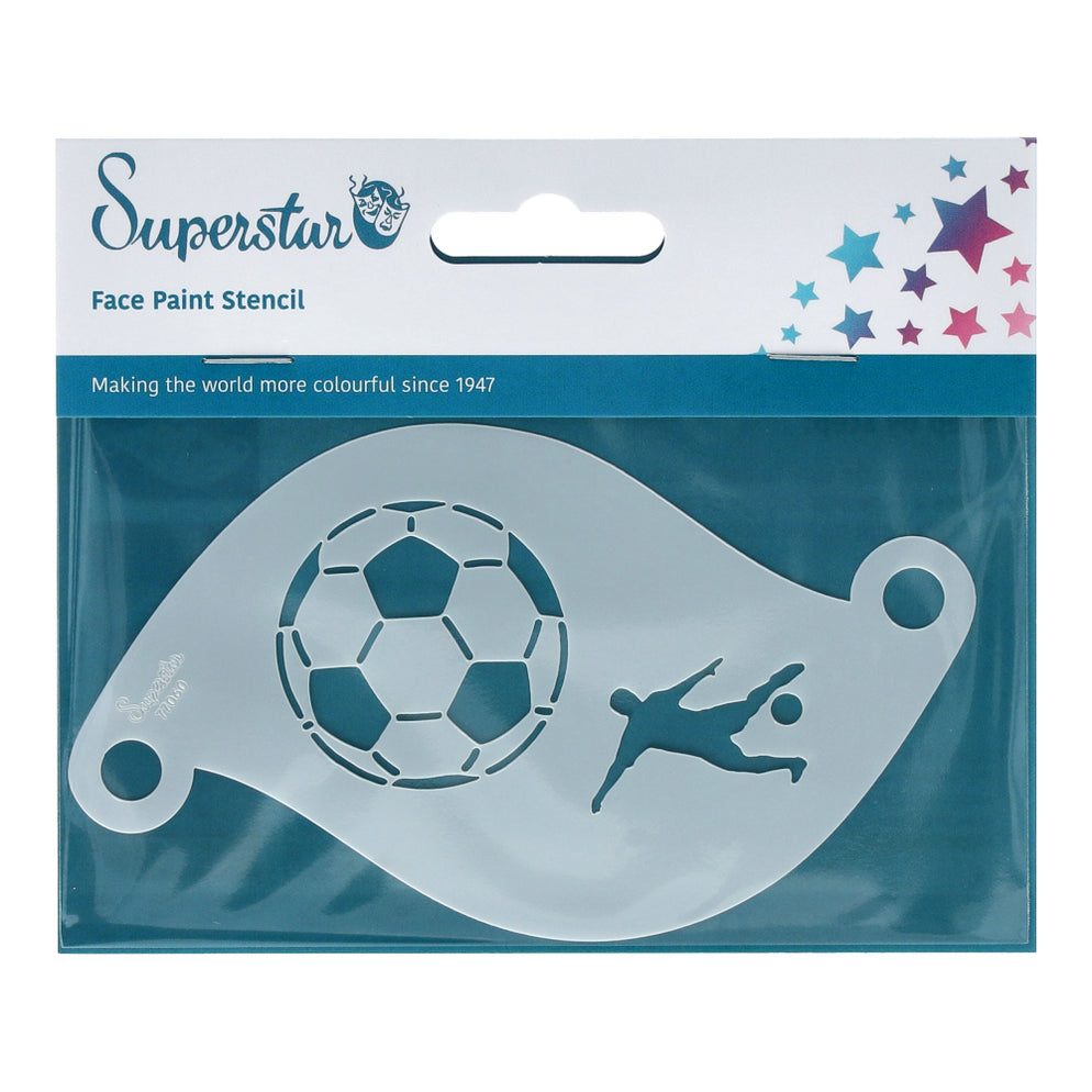 Superstar | Face Painting Stencil - Soccer 77060 — Jest Paint - Face ...