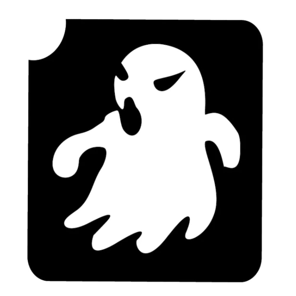 Art Factory | Glitter Tattoo Stencil - (850Y) Ghost - 5 Pack - #195 ...