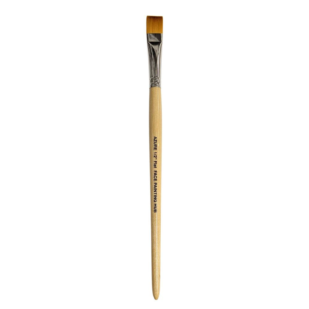 Face Painting Hub | Face Painting Brush - Azure - 1/2" Flat — Jest ...