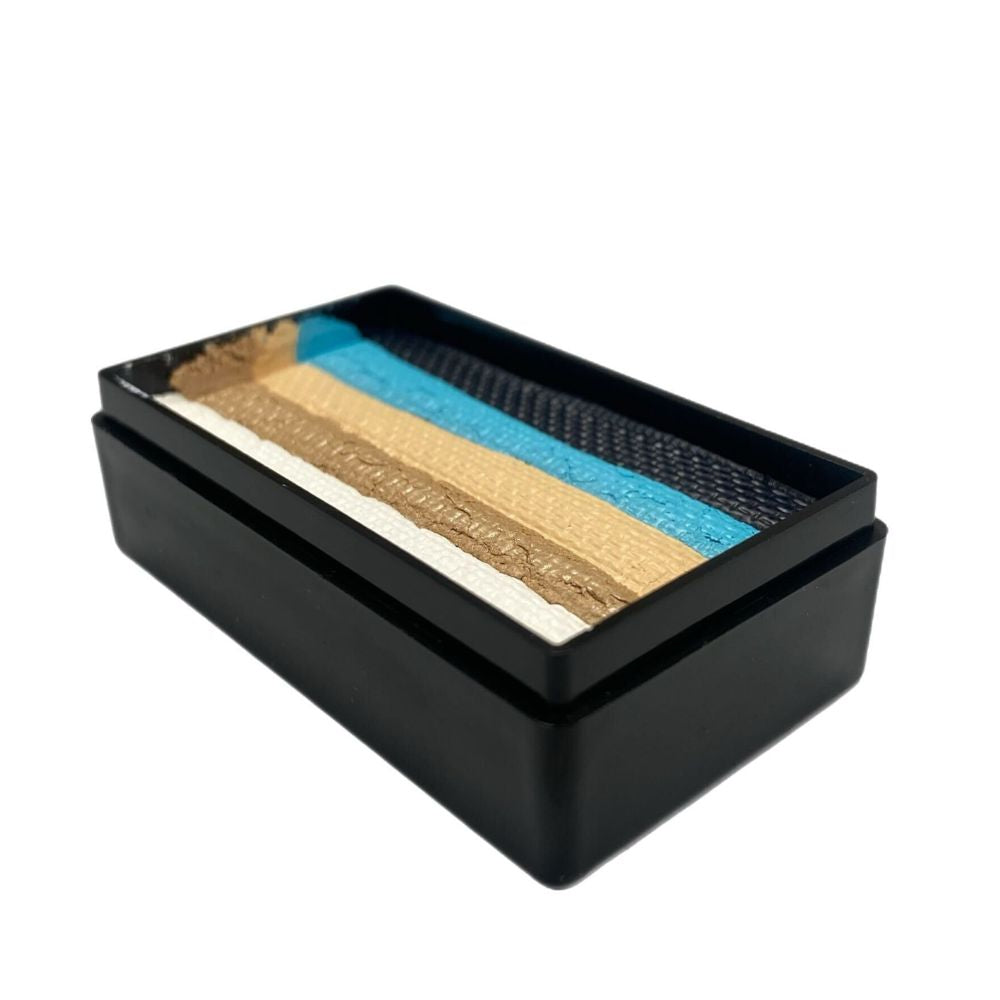 Cameleon Face Paint ColorBlock / Rainbow Cake - Beach Vibes — Jest ...