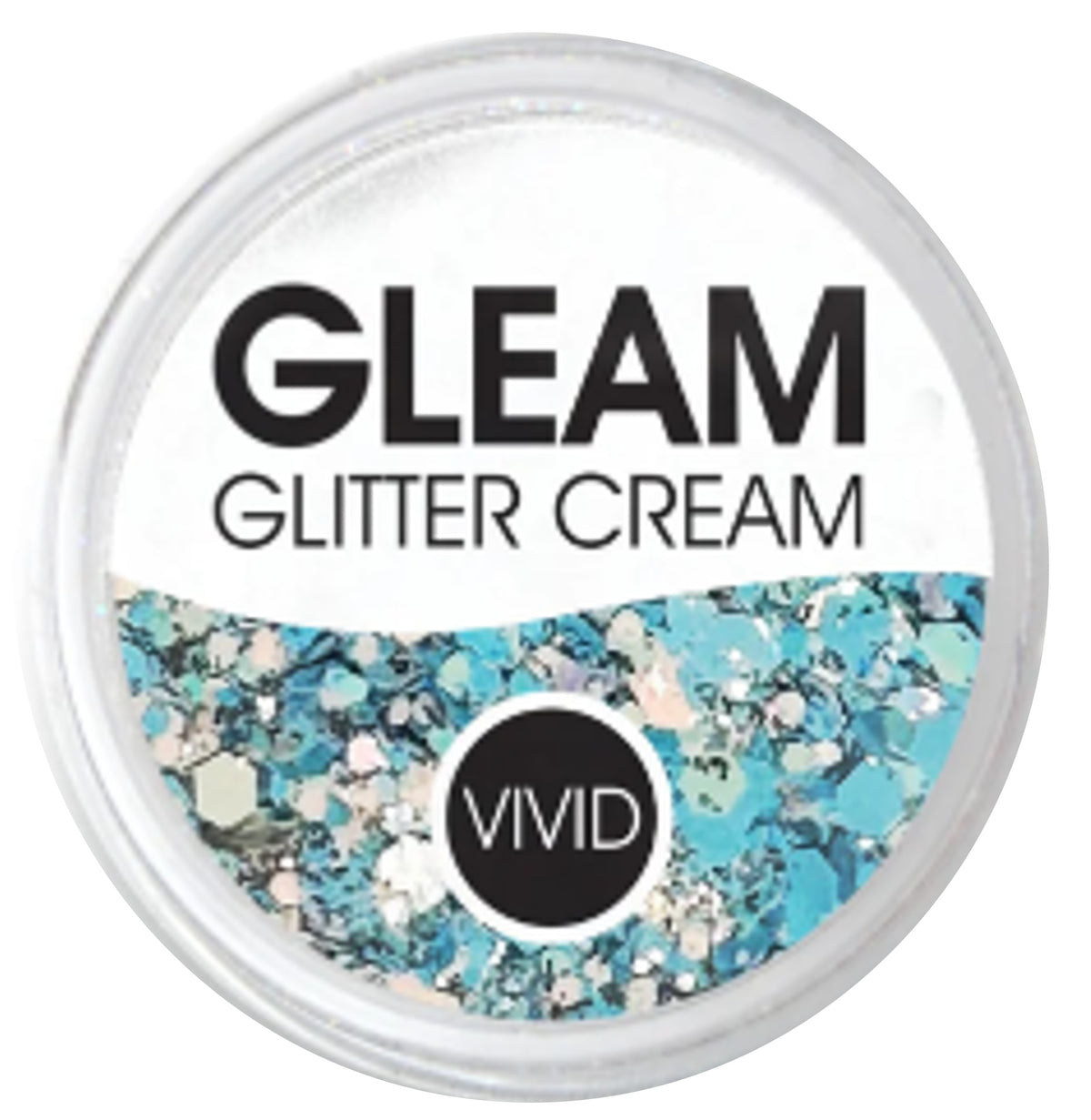 VIVID Glitter | GLEAM Glitter Cream | Large UV Pastel Glow - BLUEBELL (30gr) — Jest Paint - Face ...