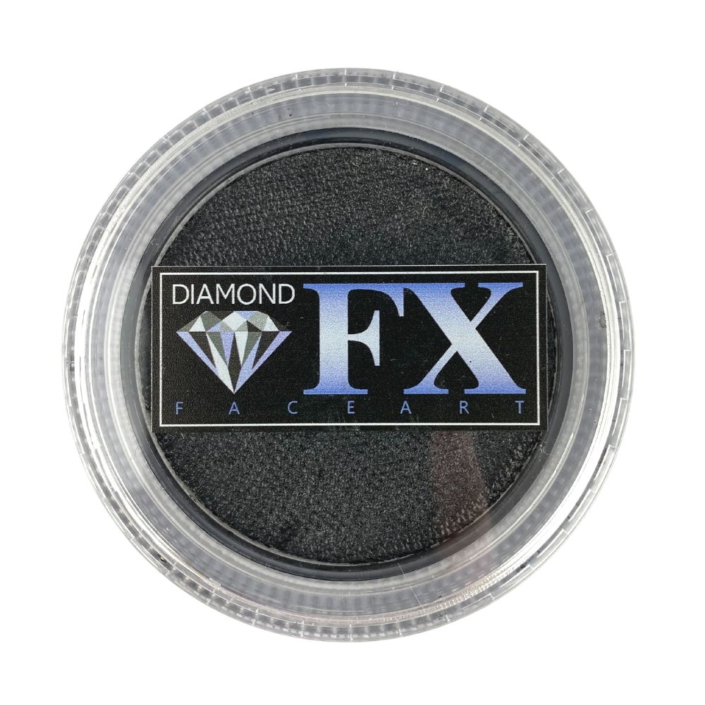 Diamond FX Face Paint - Metallic Black 30gr — Jest Paint - Face Paint Store