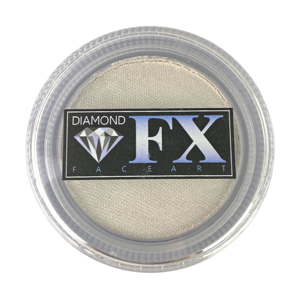 Diamond FX Face Paint - Metallic White 30gr — Jest Paint - Face Paint Store