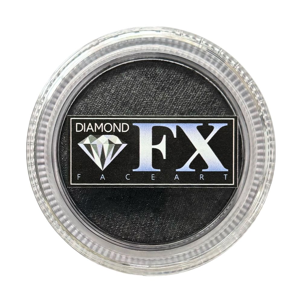 Diamond FX Face Paint - Metallic Black 30gr — Jest Paint - Face Paint Store
