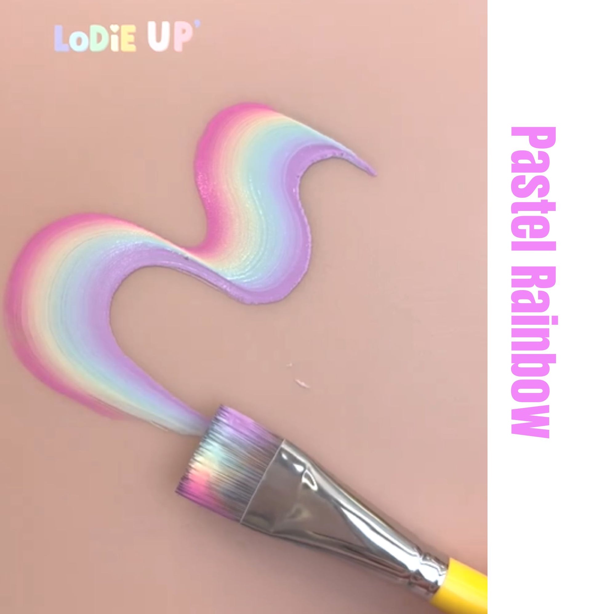 Fusion Body Art Face Paint | Split Cake | Pastel Rainbow by Lodie Up 3 — Jest Paint - Face Paint ...