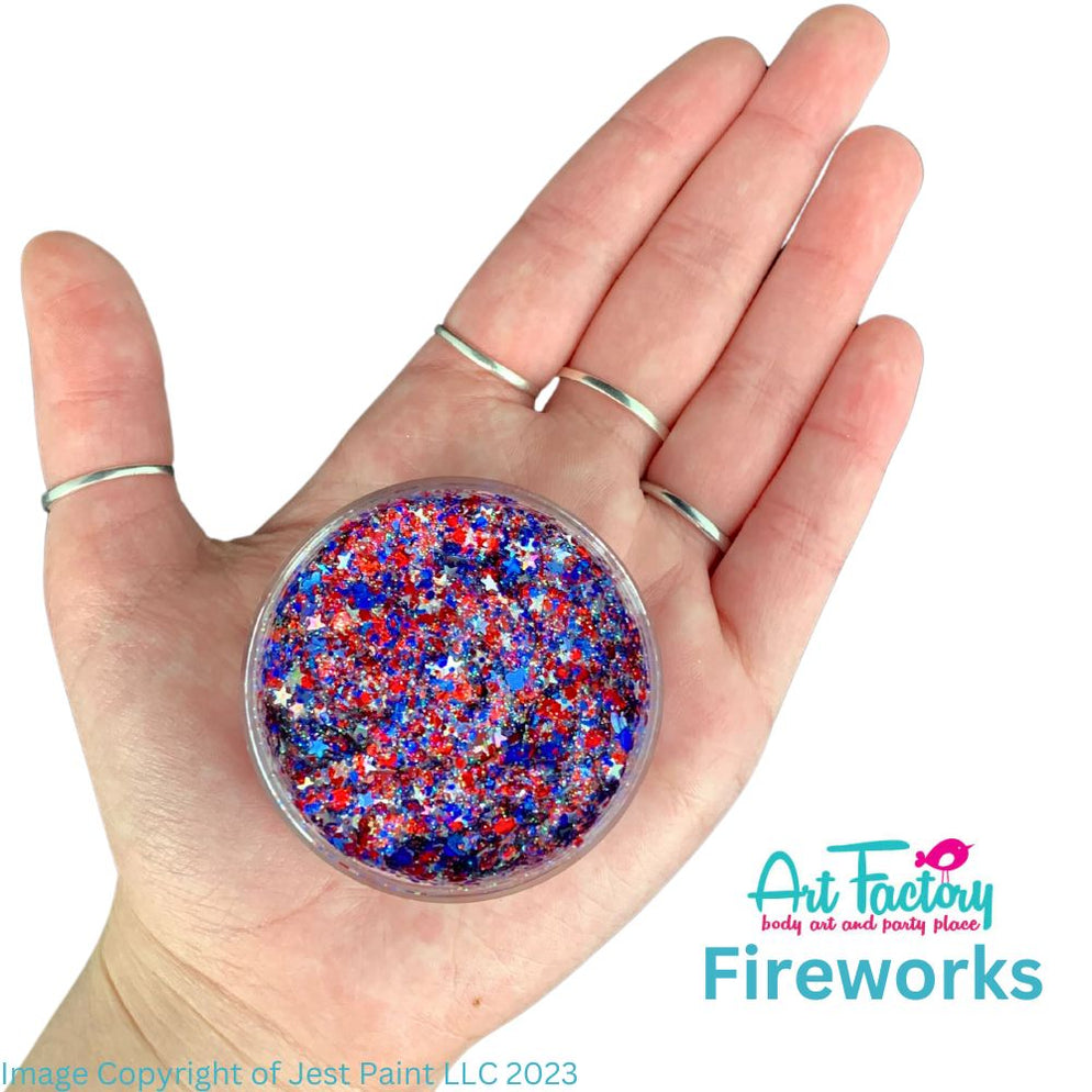 Festival Glitter | Chunky Glitter Gel - Fireworks - 1.2 oz — Jest Paint ...