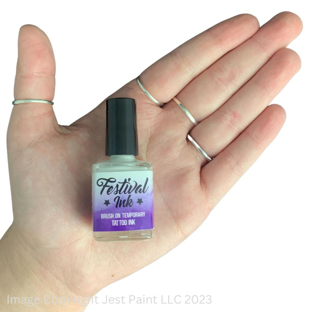 Art Factory | Alcohol Based Temporary Tattoo Ink - FESTIVAL INK - WHIT ...