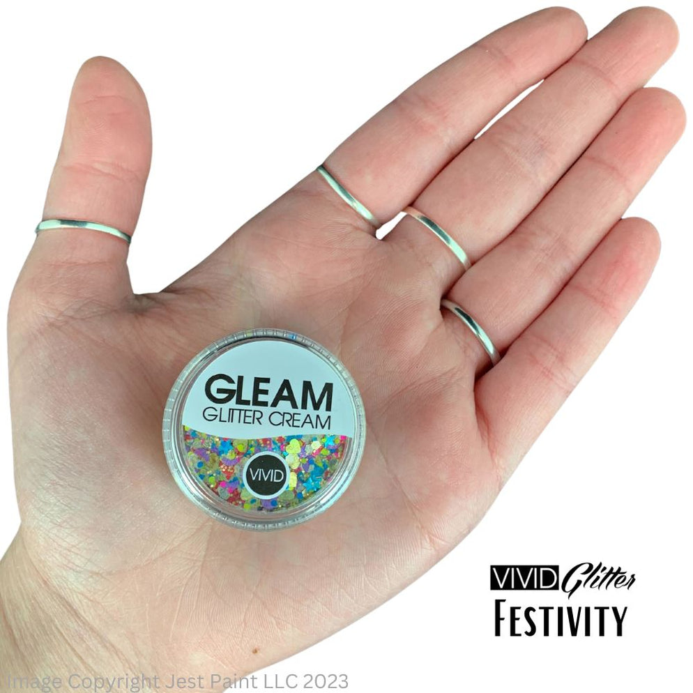 VIVID Glitter | GLEAM Glitter Cream | Small FESTIVITY (10gr) — Jest ...