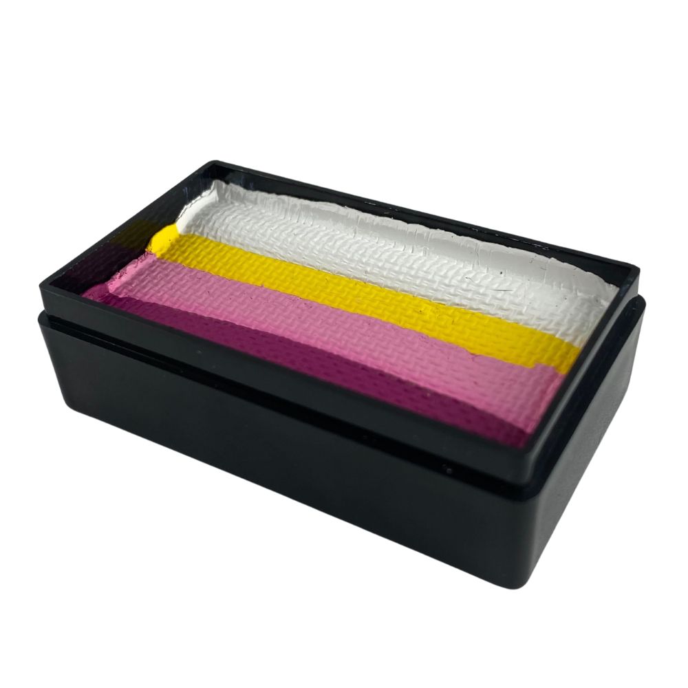 Cameleon Face Paint ColorBlock / Rainbow Cake - FIERCE — Jest Paint ...