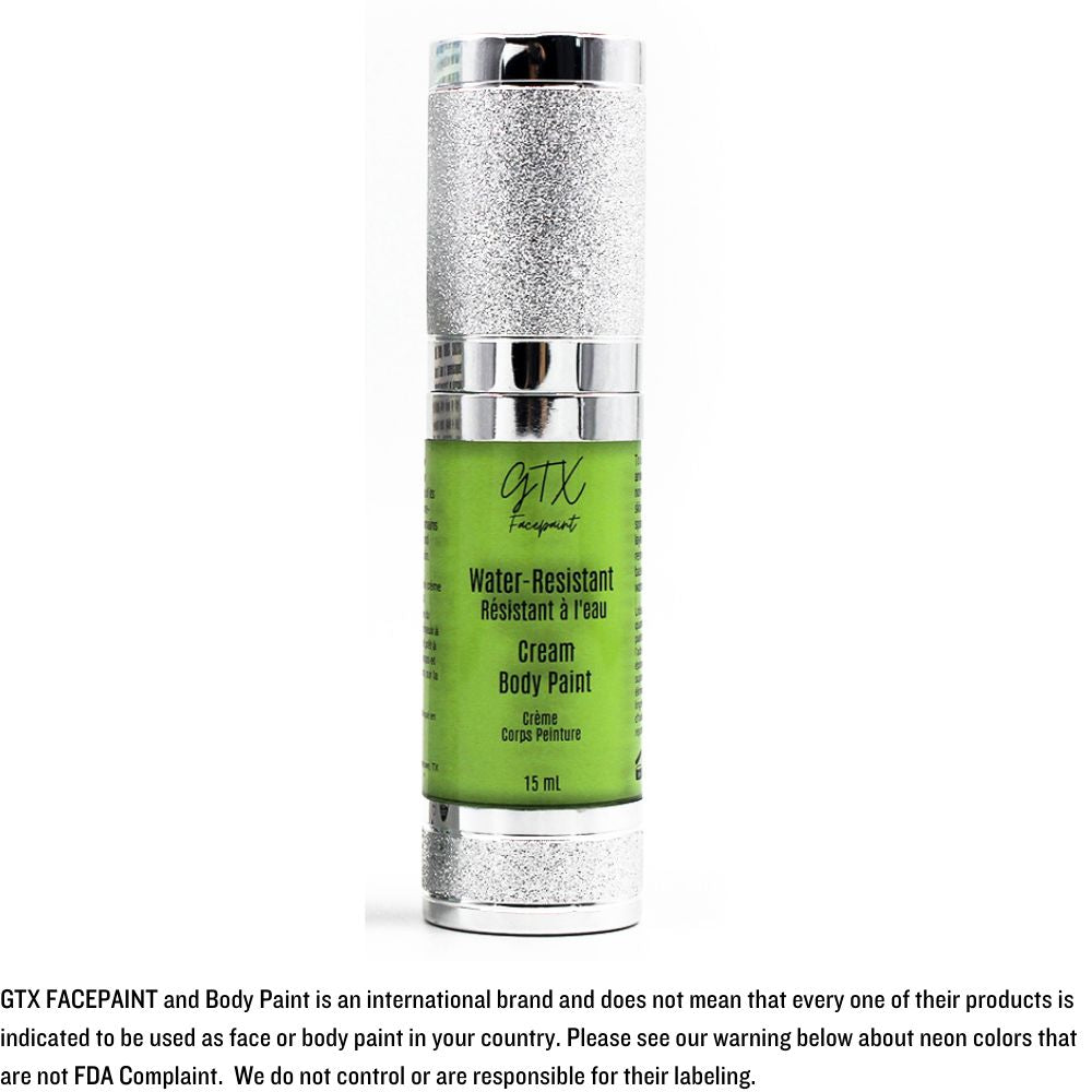 GTX Face Paint | Silicone Based Water Resistant Cream - Neon Firefly G ...