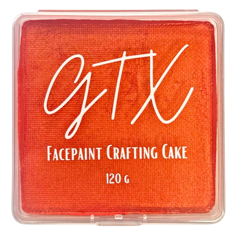 GTX Face Paint | Crafting Cake - Metallic Molten Lava Orange 120gr ...