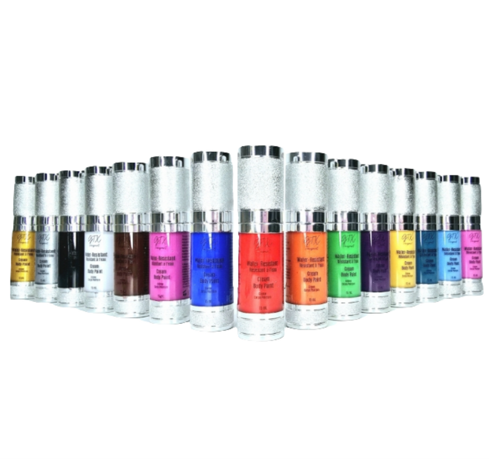 GTX Face Paint | Silicone Based Water Resistant CREAM KIT - Regular Co ...