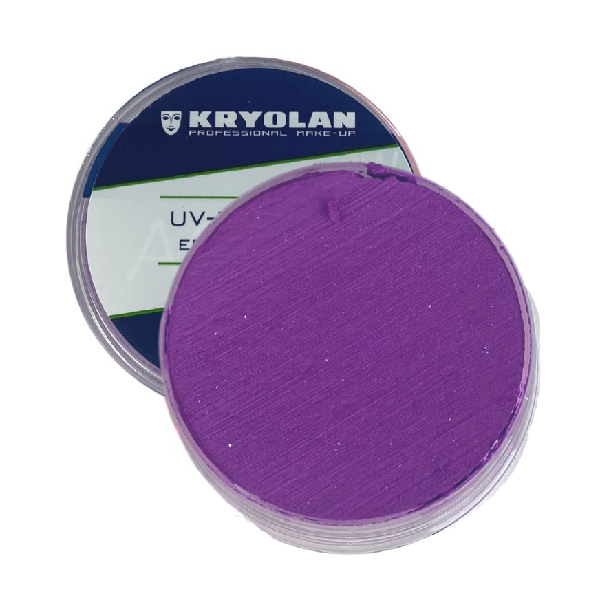 Kryolan Aquacolor | Original Neon UV VIOLET - SMALL 8ml (SFX - Non Cos ...