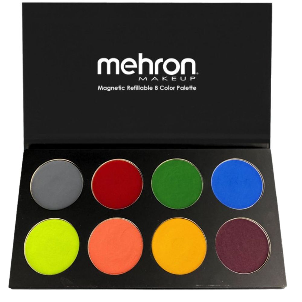 Paradise Face Paint By Mehron | Coated Card Stock Magnetic Case - 8 Co ...