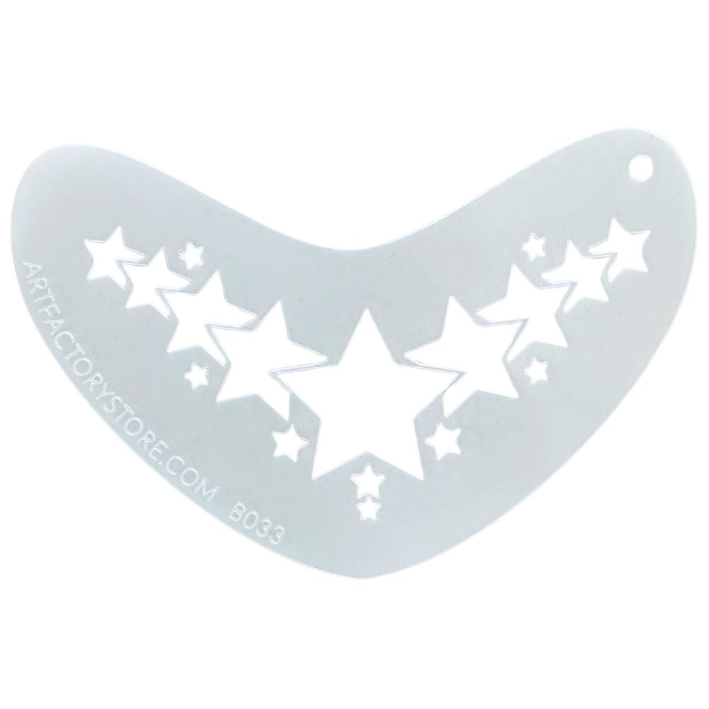 Art Factory | Boomerang Face Painting Stencil - Star Crown (B033 ...