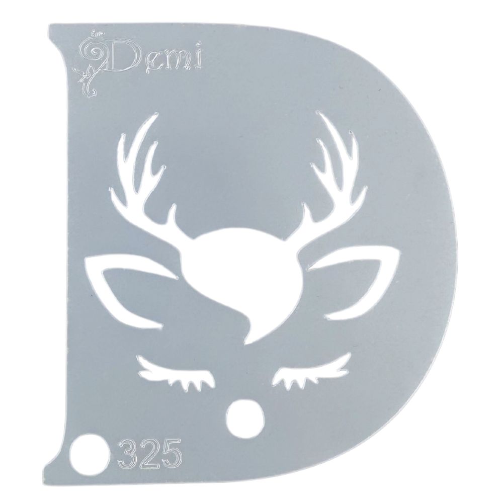 Diva Stencils | Face Painting Stencil | Demi Deer (325) — Jest Paint ...