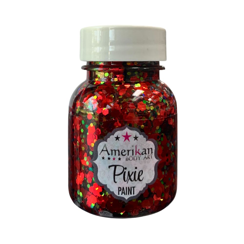 Pixie Paint Face Paint Glitter Gel - Drop Dead Red - Small 1oz — Jest ...