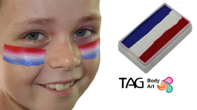 TAG Face Paint 1 Stroke - Red White and Blue #26 — Jest Paint - Face ...