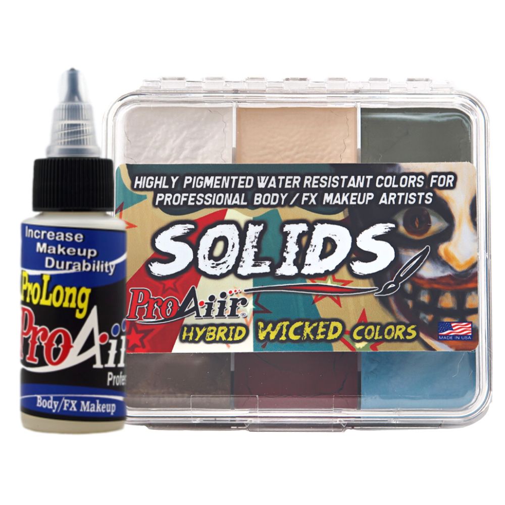 ProAiir Solids | Hybrid Water Resistant Face Paint - WICKED Palette wi ...