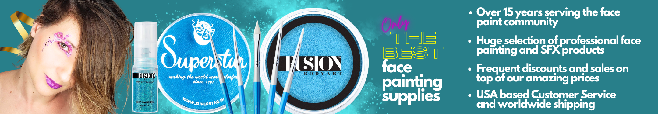 Professional Face Painting Kits & Body Makeup Kits | Shop Jest Paint ...