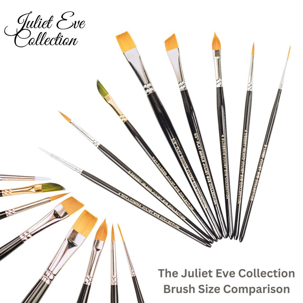 Juliet Eve Collection | Face Painting Brush - DAGGER 1/4" — Jest Paint ...