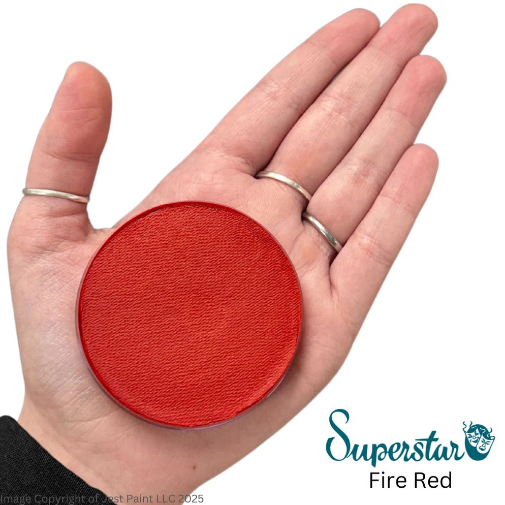 Superstar Face Paint | Fire Red 035 - 45gr — Jest Paint - Face Paint Store