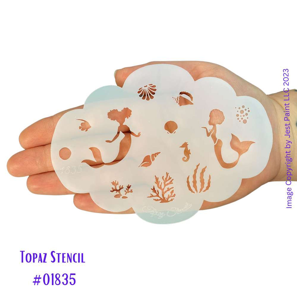 Topaz Face Painting Stencils — Jest Paint - Face Paint Store