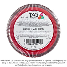 TAG Face Paint - Regular Red 32g — Jest Paint - Face Paint Store