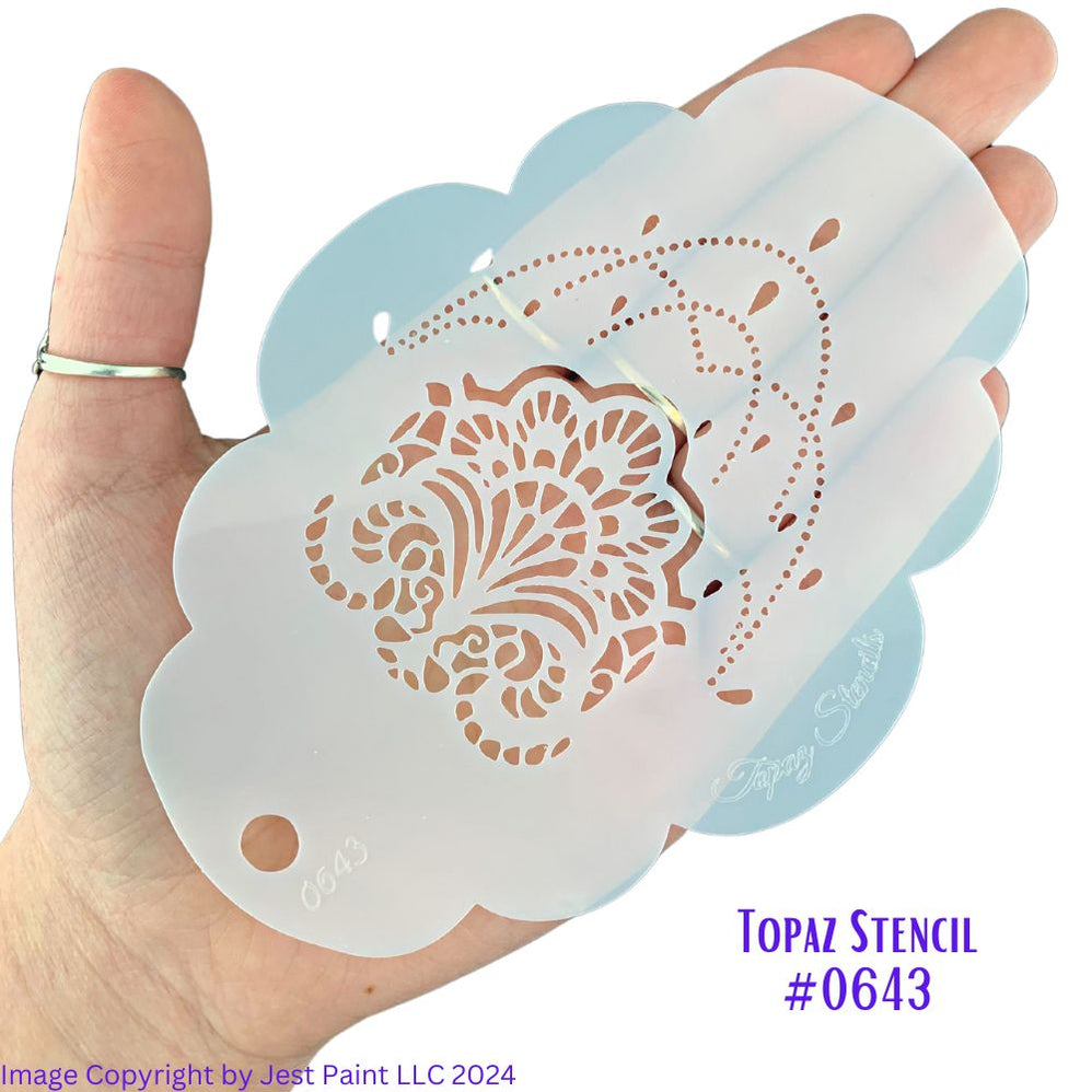 Topaz Face Painting Stencils — Jest Paint - Face Paint Store