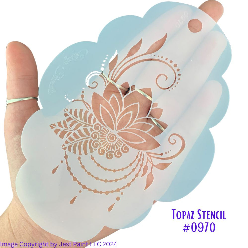 Topaz Face Painting Stencils — Jest Paint - Face Paint Store