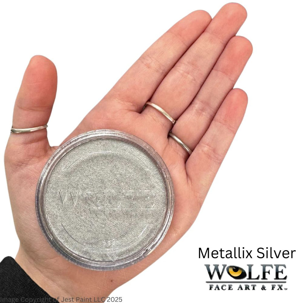 Wolfe FX Face Paint - Metallix Silver 30gr (200) — Jest Paint - Face ...