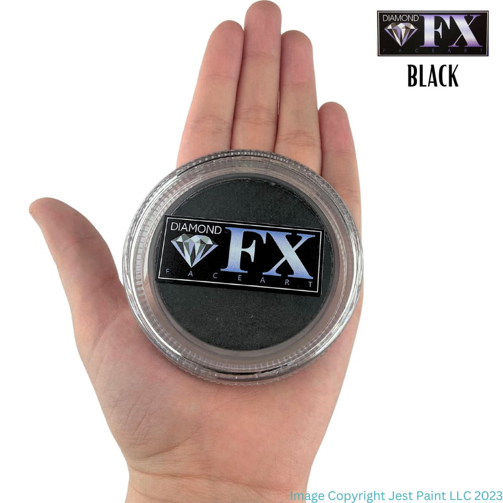 Diamond FX Face Paint Essential - Black 30gr — Jest Paint - Face Paint ...