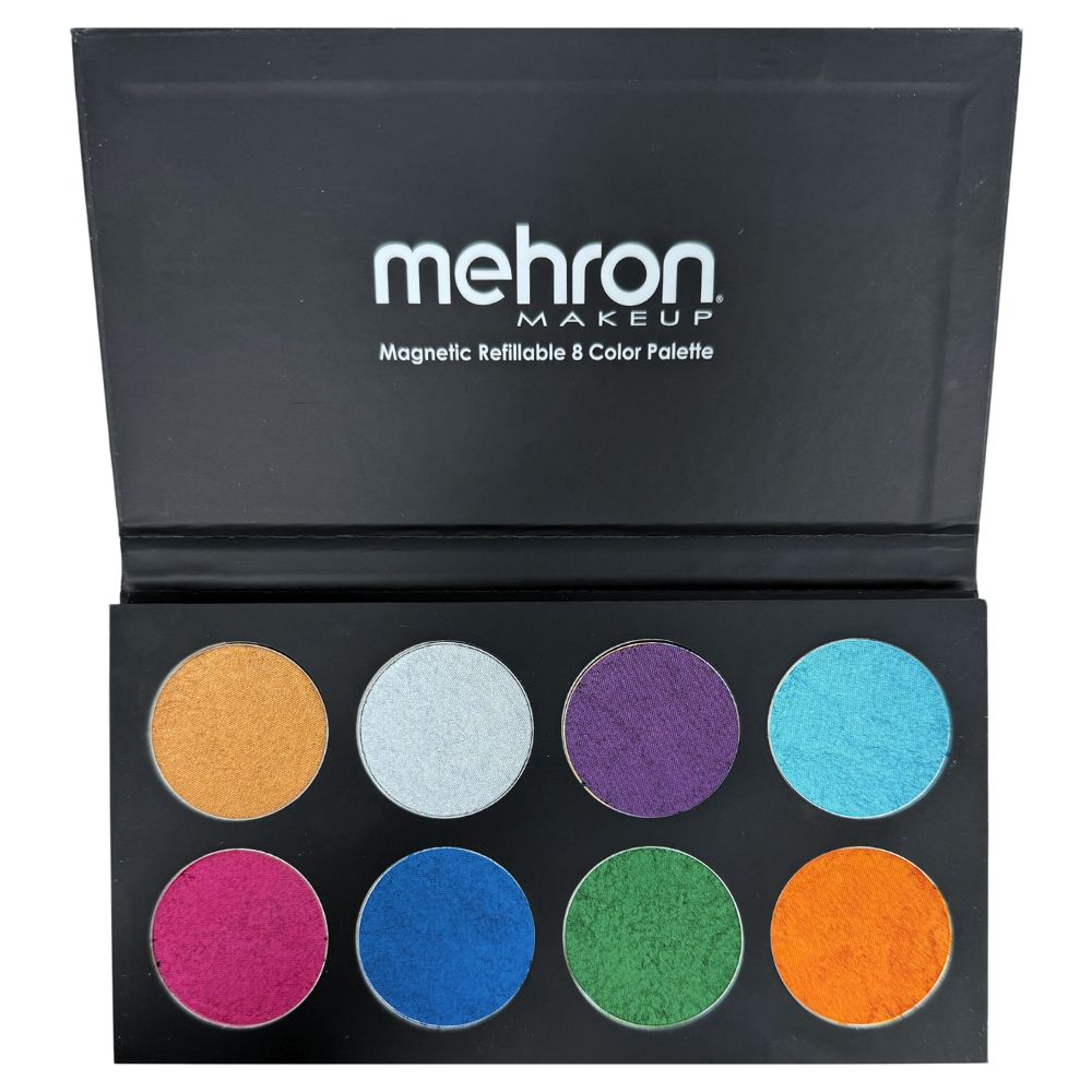 Paradise Face Paint By Mehron | Coated Card Stock Magnetic Case - 8 Co ...