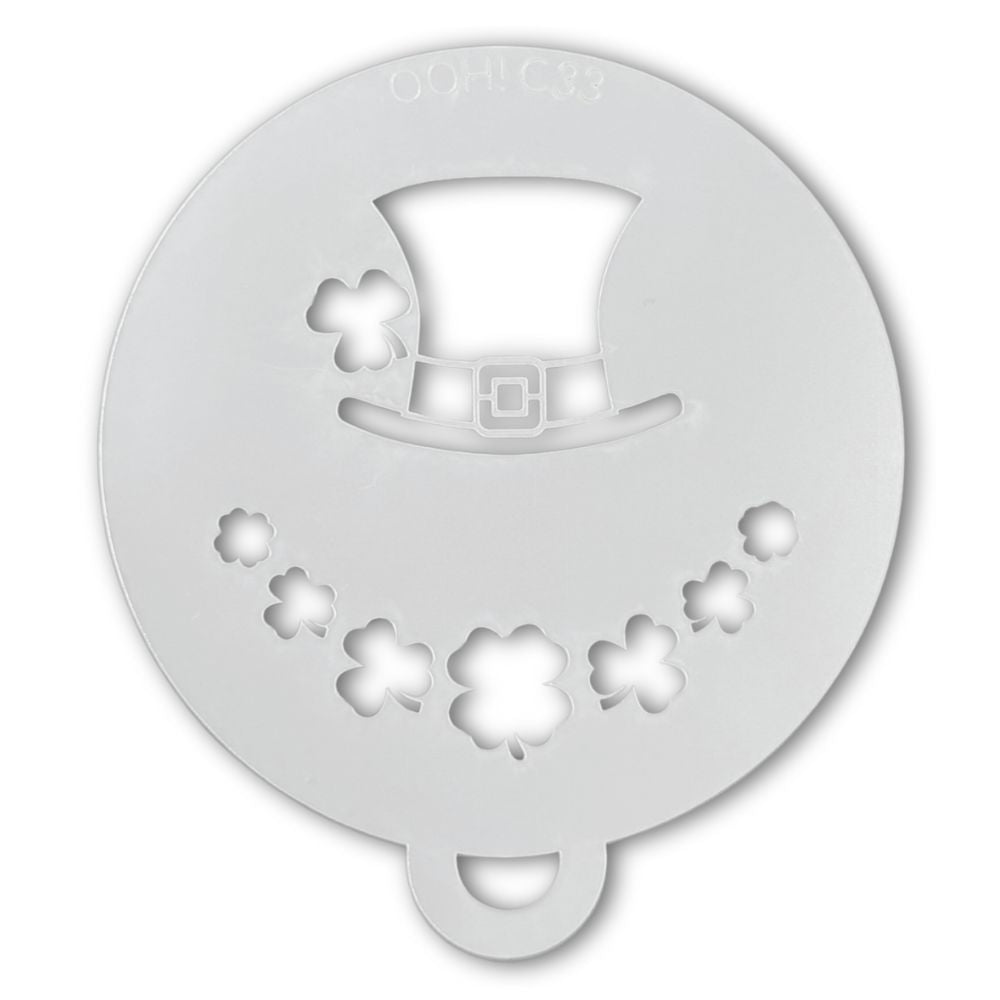Ooh! Face Painting Stencil | St. Patrick's Day Flip (C33) — Jest Paint ...