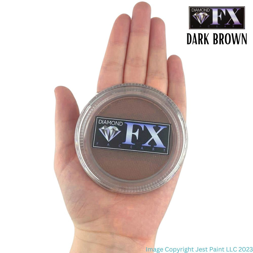 Diamond FX Face Paint Essential - Dark Brown — Jest Paint - Face Paint ...