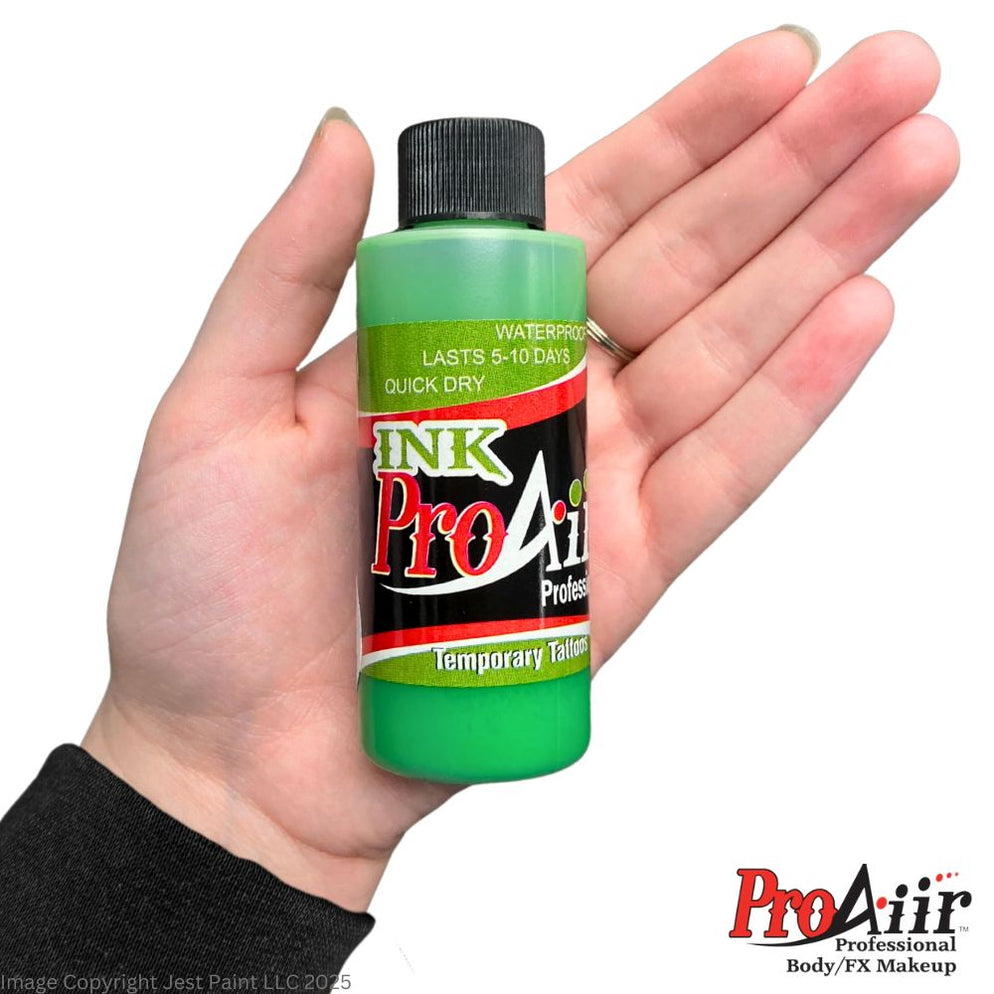 ProAiir INK Alcohol-Based Airbrush Paint 2oz - Flo Green (SFX - Non Co ...