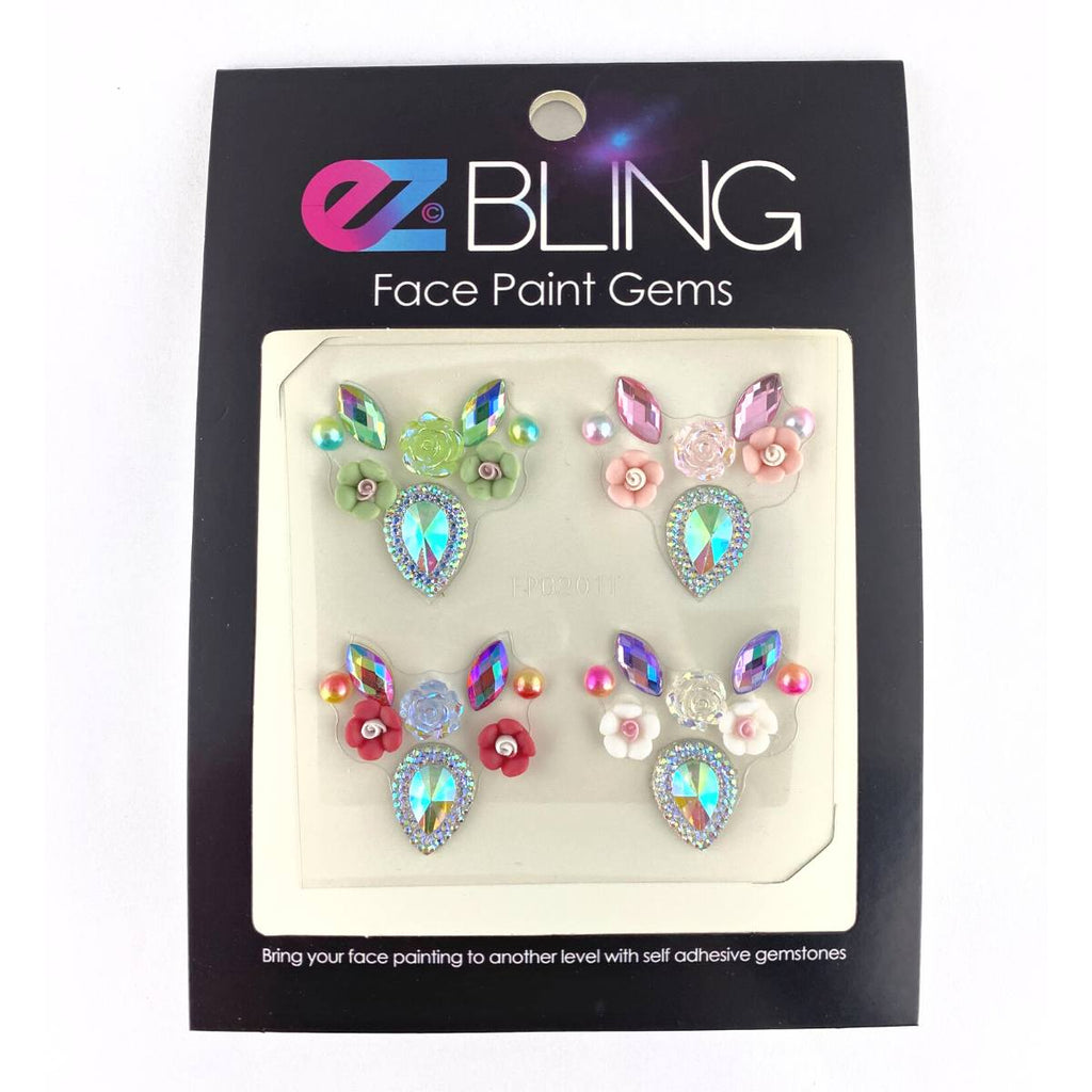 Face Gems - Hand Made Face Painting Bling Clusters — Jest Paint - Face ...