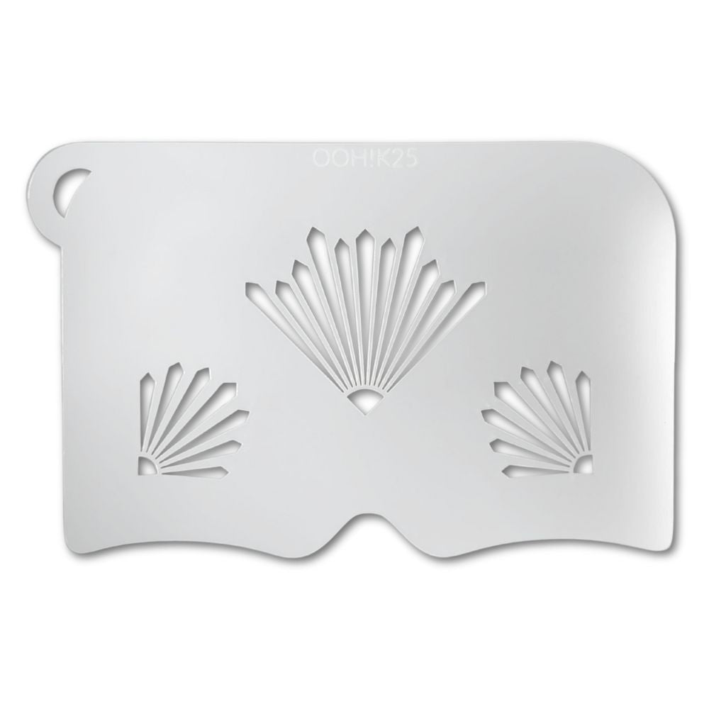 Ooh! Face Painting Stencil | Crystal Princess Mask (K25) — Jest Paint ...