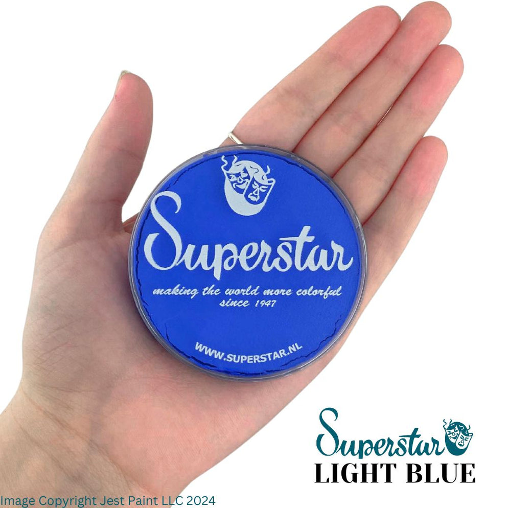 Superstar Face Paint | Light Blue 112 - 45gr — Jest Paint - Face Paint ...