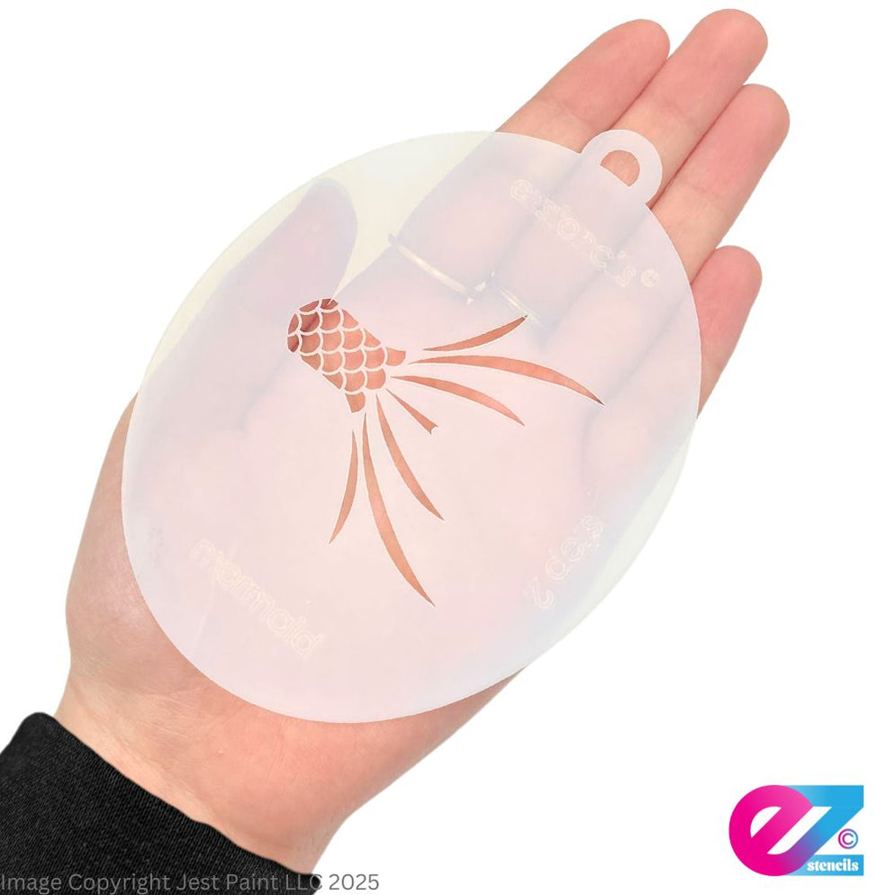 EZ STENCILS by Susy Amaro | Mermaid Tail Stencil Set — Jest Paint ...