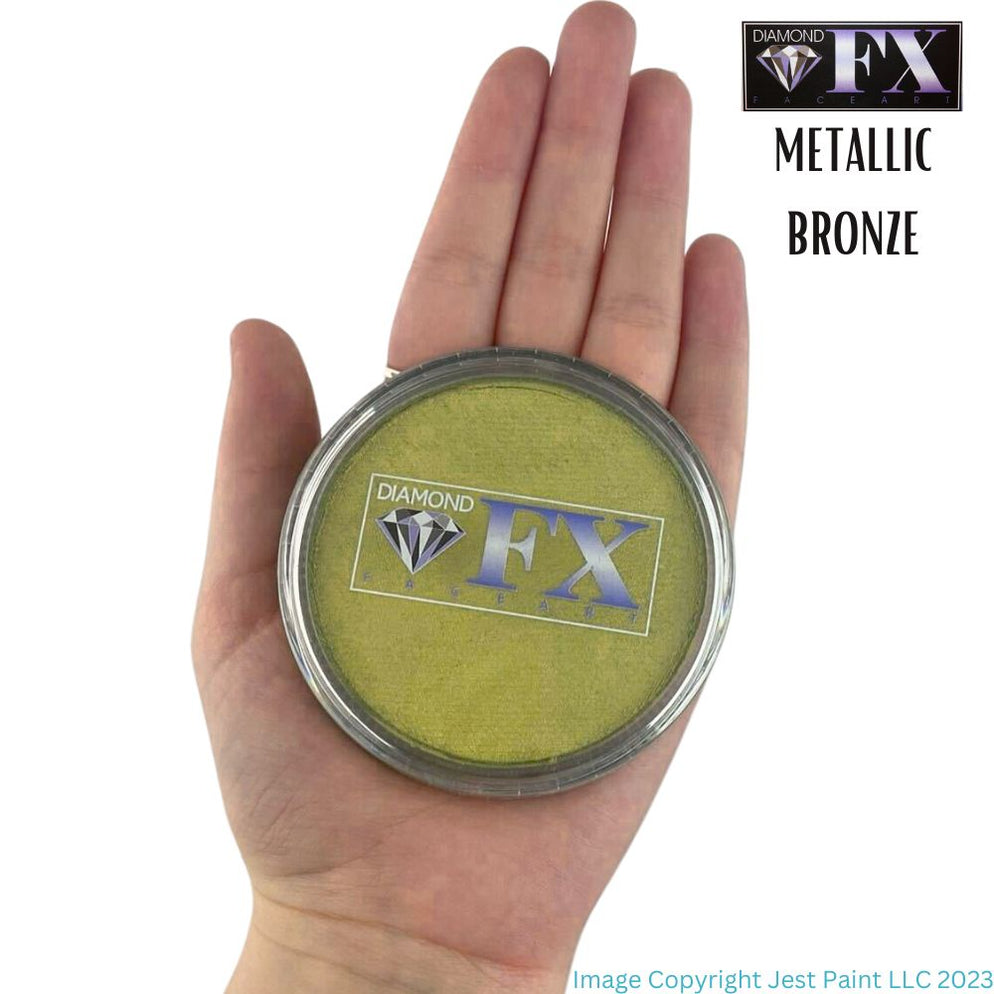 Diamond FX Face Paint - Metallic Bronze 30gr — Jest Paint - Face Paint ...