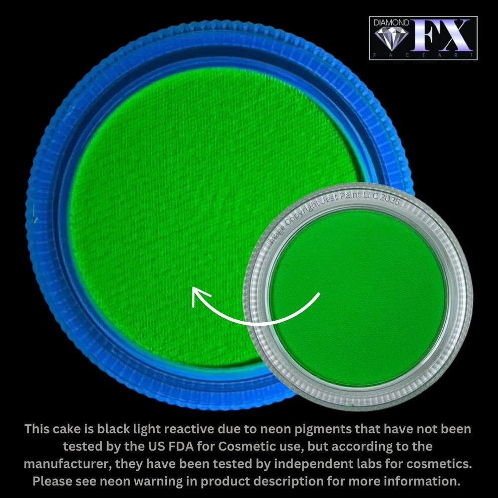Diamond FX Paint - Neon Green 30gr (SFX - Non Cosmetic) — Jest Paint ...