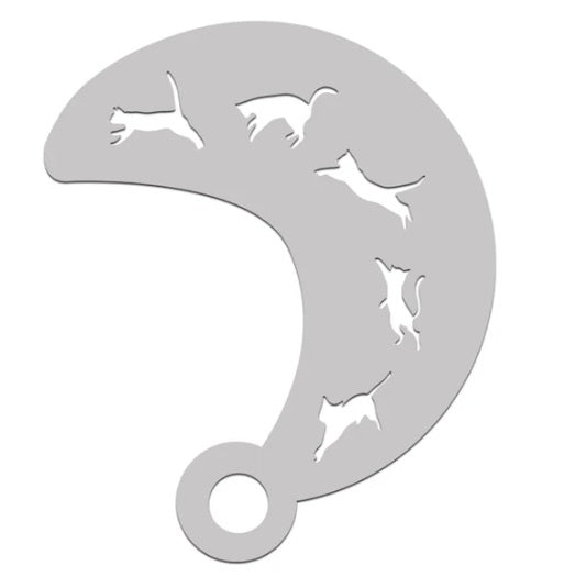 Ooh! Face Painting Stencil | Cat Wrap (W33) — Jest Paint - Face Paint Store