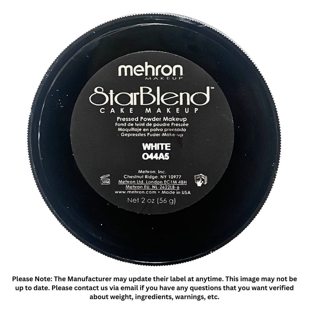 StarBlend Powder Face Paint By Mehron - White 56gr — Jest Paint - Face ...