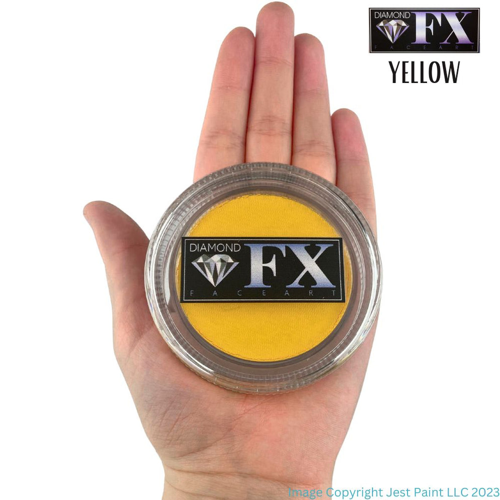 Diamond FX Face Paint Essential - Yellow 30gr — Jest Paint - Face Paint ...